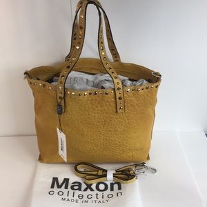 Maxon Collection | Bags | Maxon Collection Nappa Leather Tote Bag ...